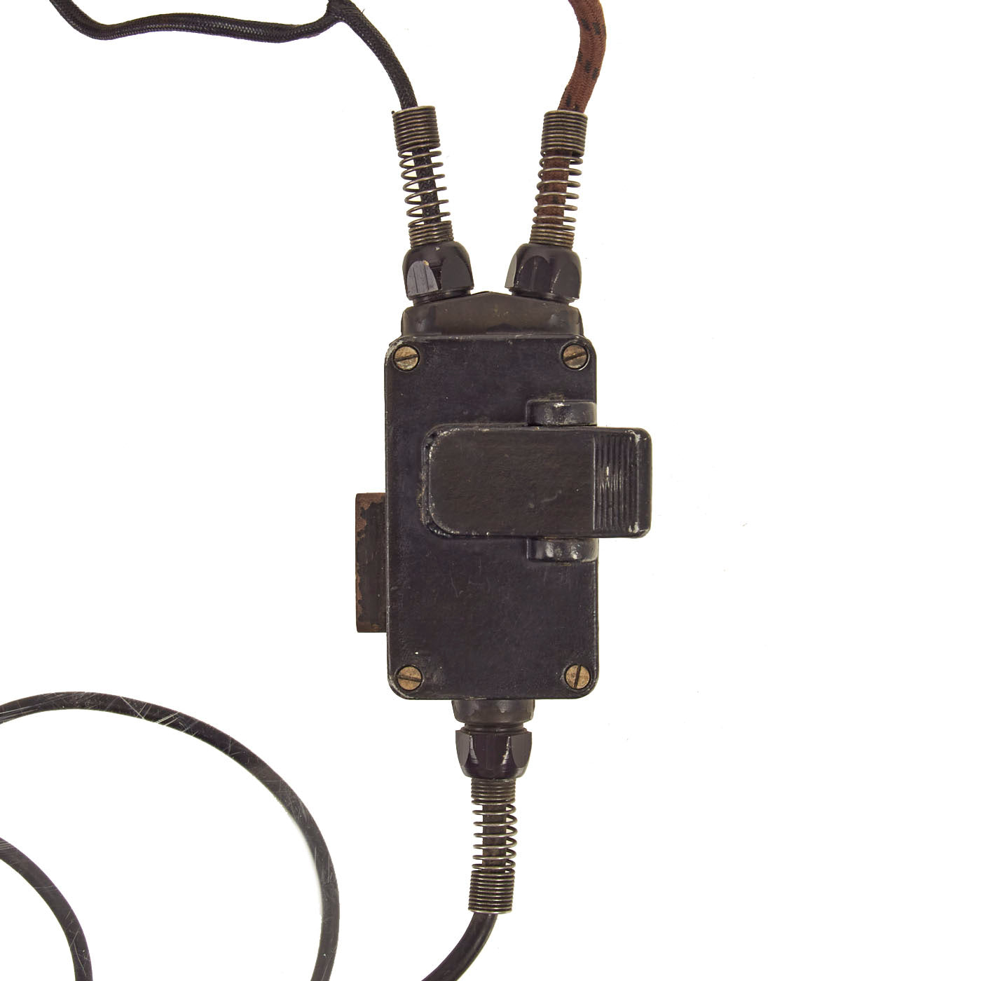 Original German WWII Panzer Armored Vehicle Model B Headset with Throa ...