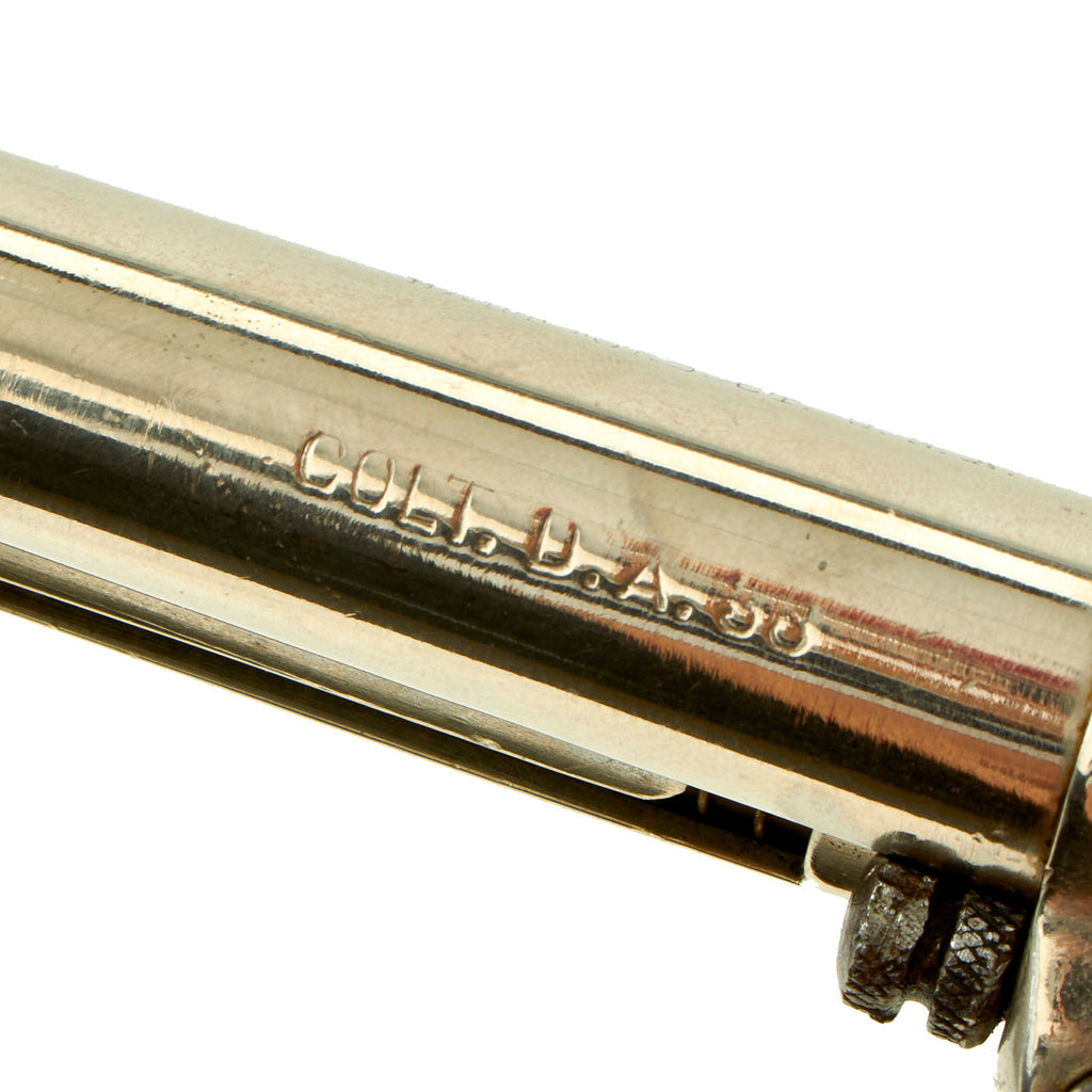 Original U.S. Colt M1877 .38cal Nickel-Plated Lightning Revolver with ...