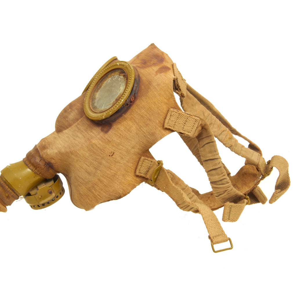 Original Japanese WWII Type 99 Gas Mask With Intact Hose, Filter and C ...