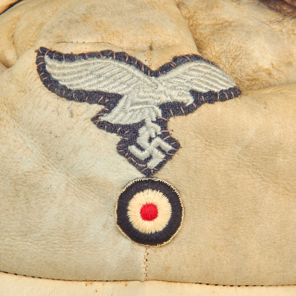 Original German WWII Eastern Front Luftwaffe M43 Pelzmütze Winter Fiel – International Military ...