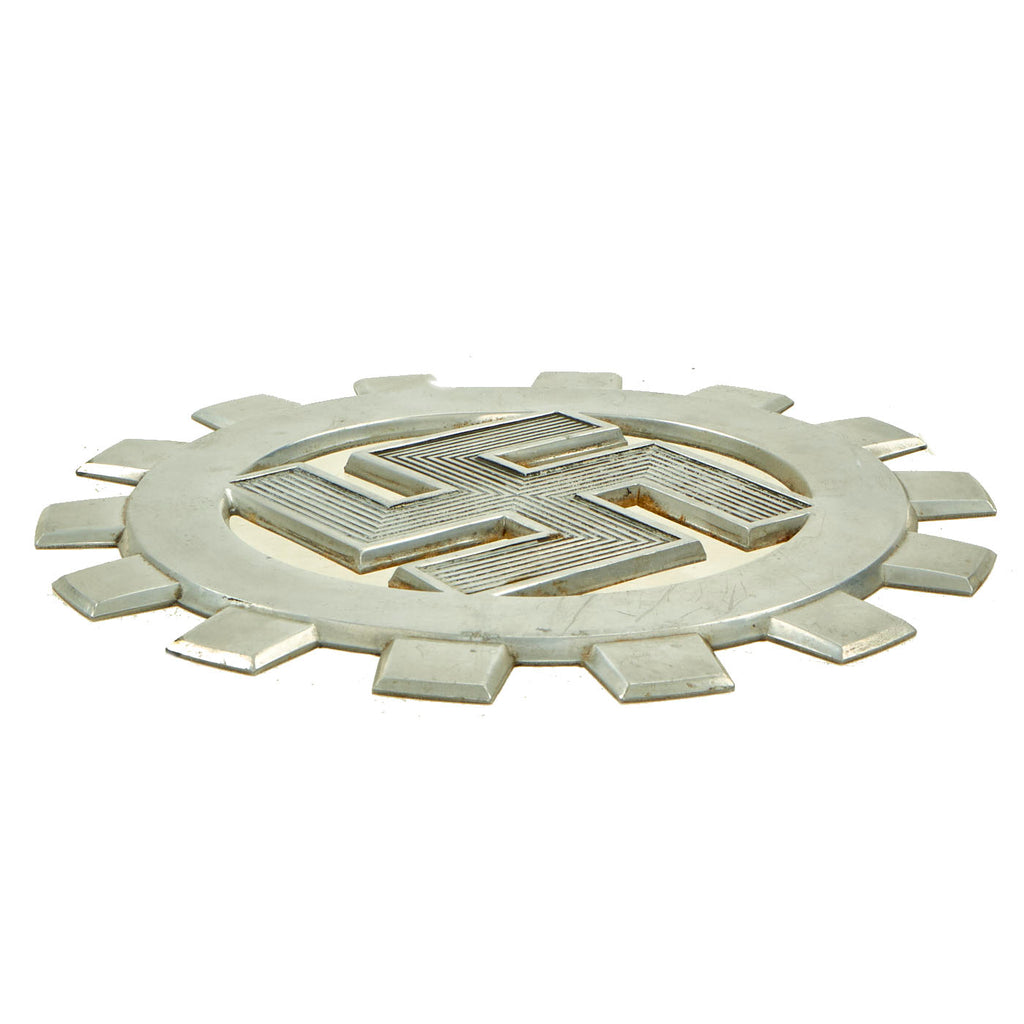 Original German WWII DAF Labor Front Aluminum Wall Sign - Deutsche Arb ...