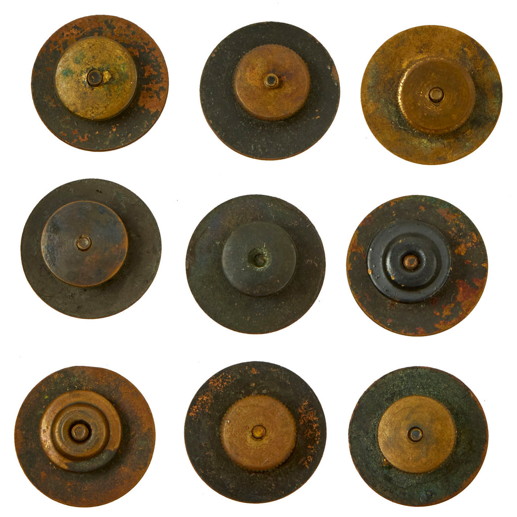 Original U.S. WWI to Post War Large US Army Type 1 & 2 Collar Discs an ...