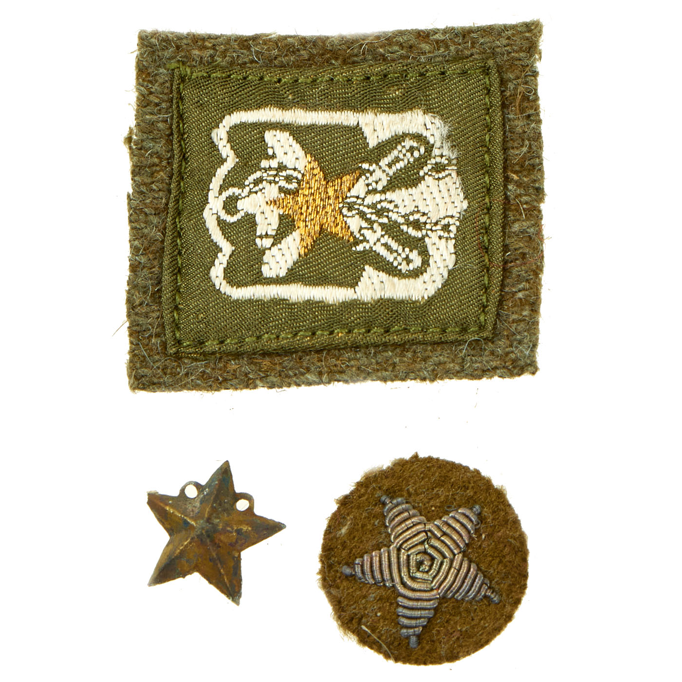 Original Japan WWII Imperial Japanese Navy Sleeve Rating Patches and I ...