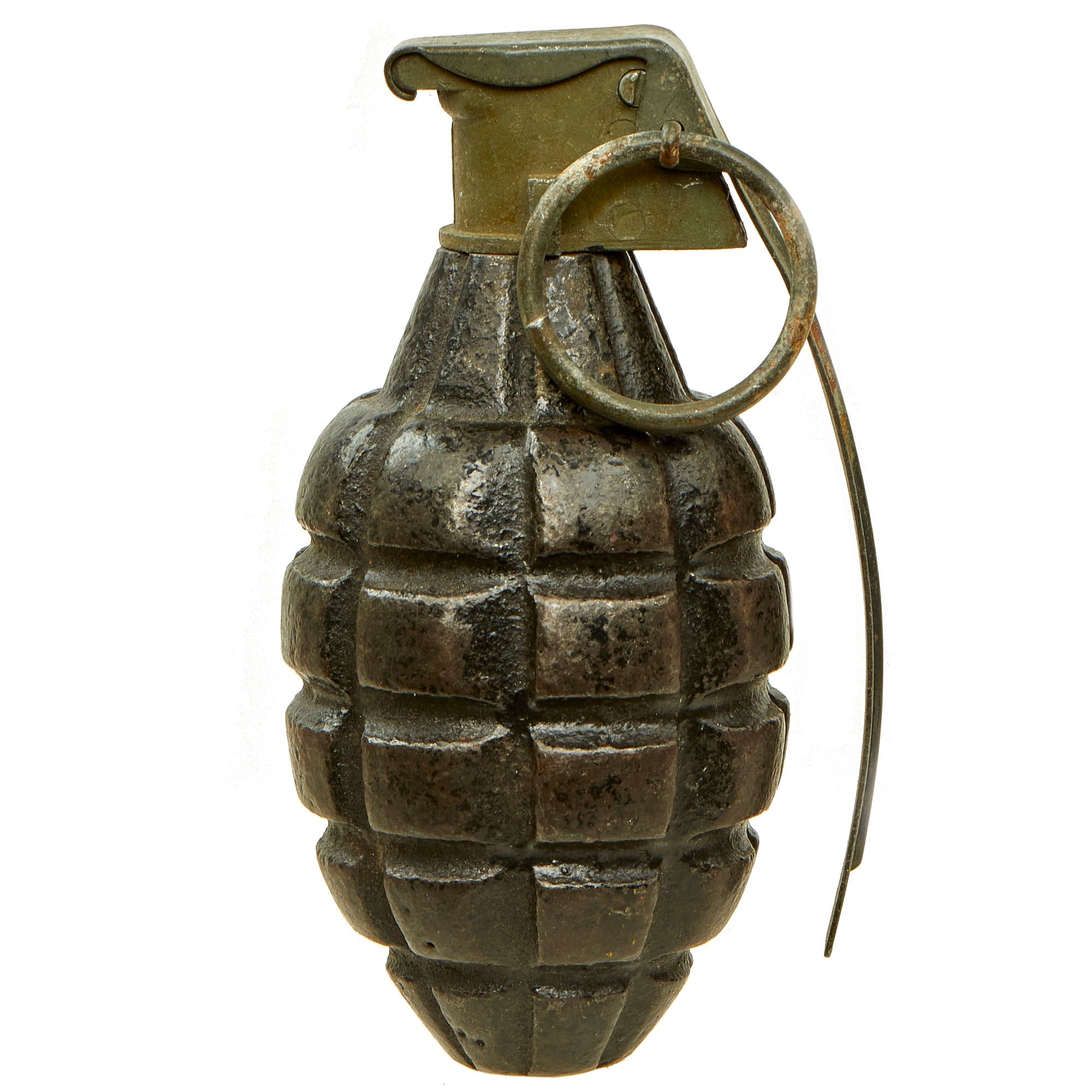 Original U.S. Pre-WWII Inert Early MkII Pineapple Grenade with Fuze ...