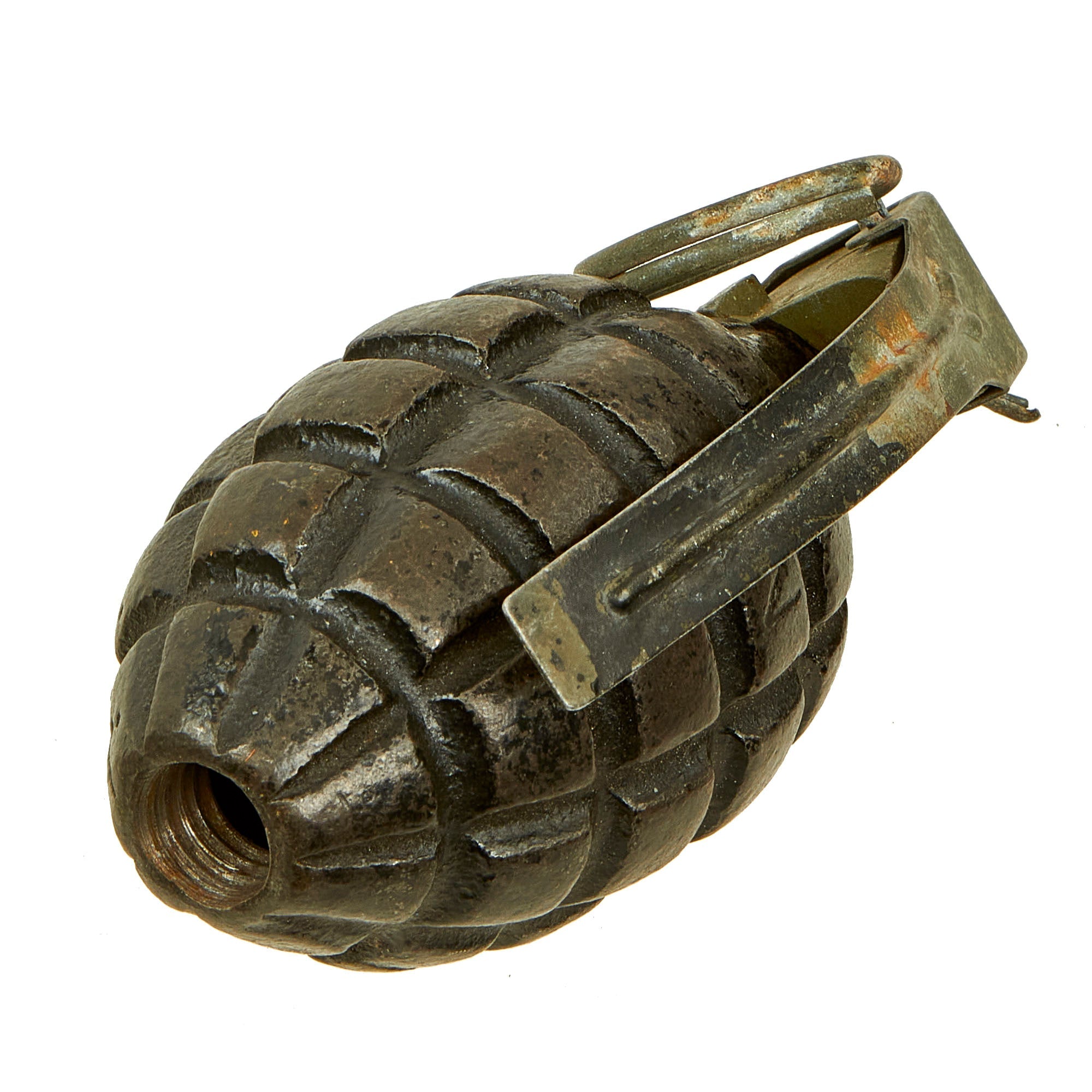 Original U.S. Pre-WWII Inert Early MkII Pineapple Grenade with Fuze ...