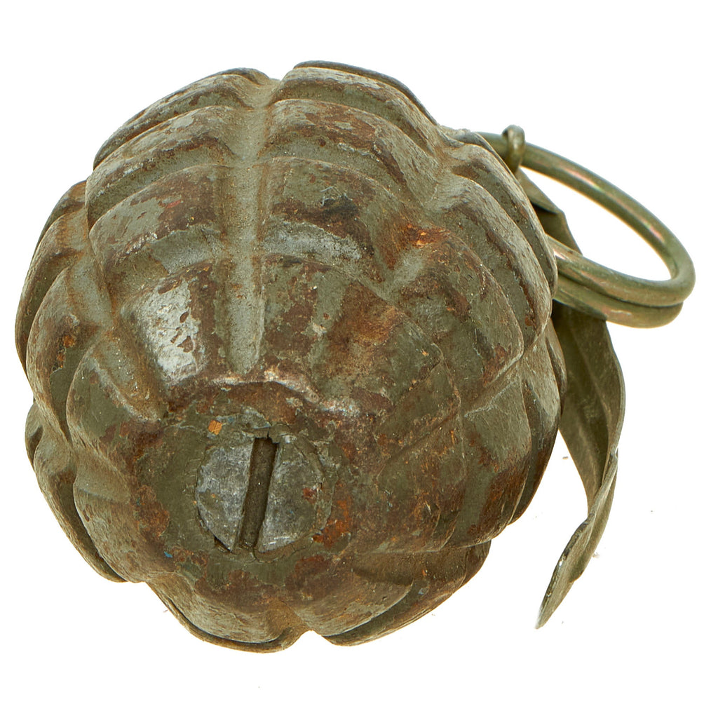 Original U.S. Pre-WWII Inert Early MkII Pineapple Grenade with Fuze ...