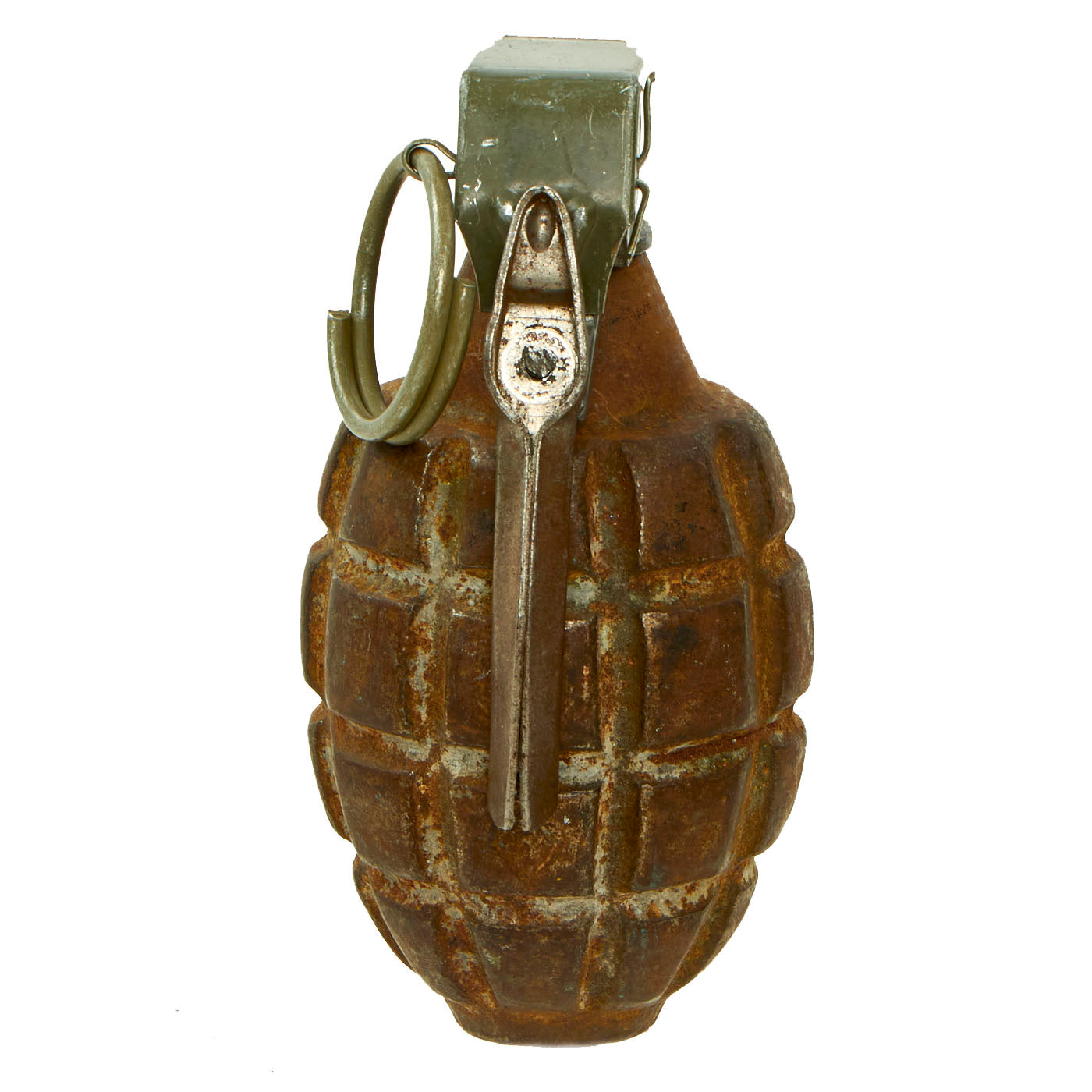 Original Rare U.S. WWI Mark I Pineapple Hand Grenade with Fuze - Inert ...