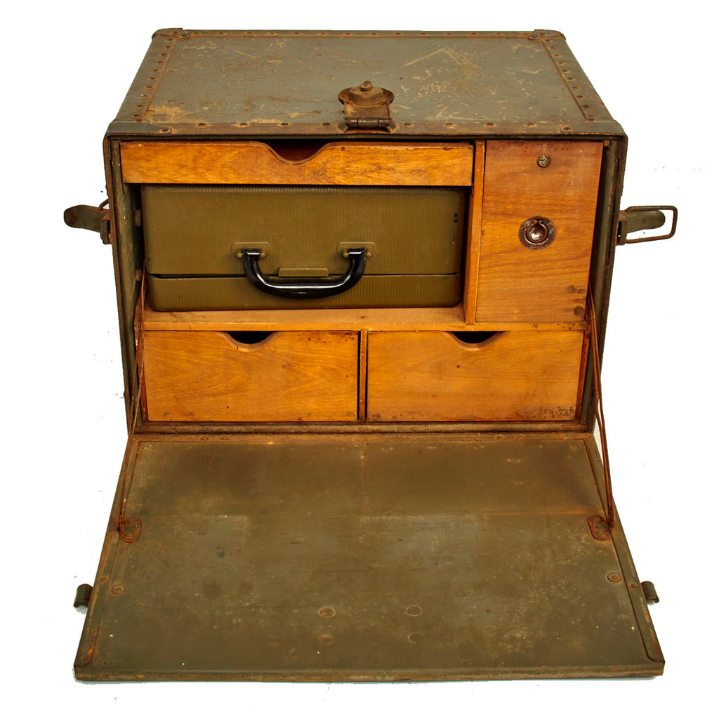 Original U.S. WWII 1942 Dated Army Officer's Folding Field Desk by ...