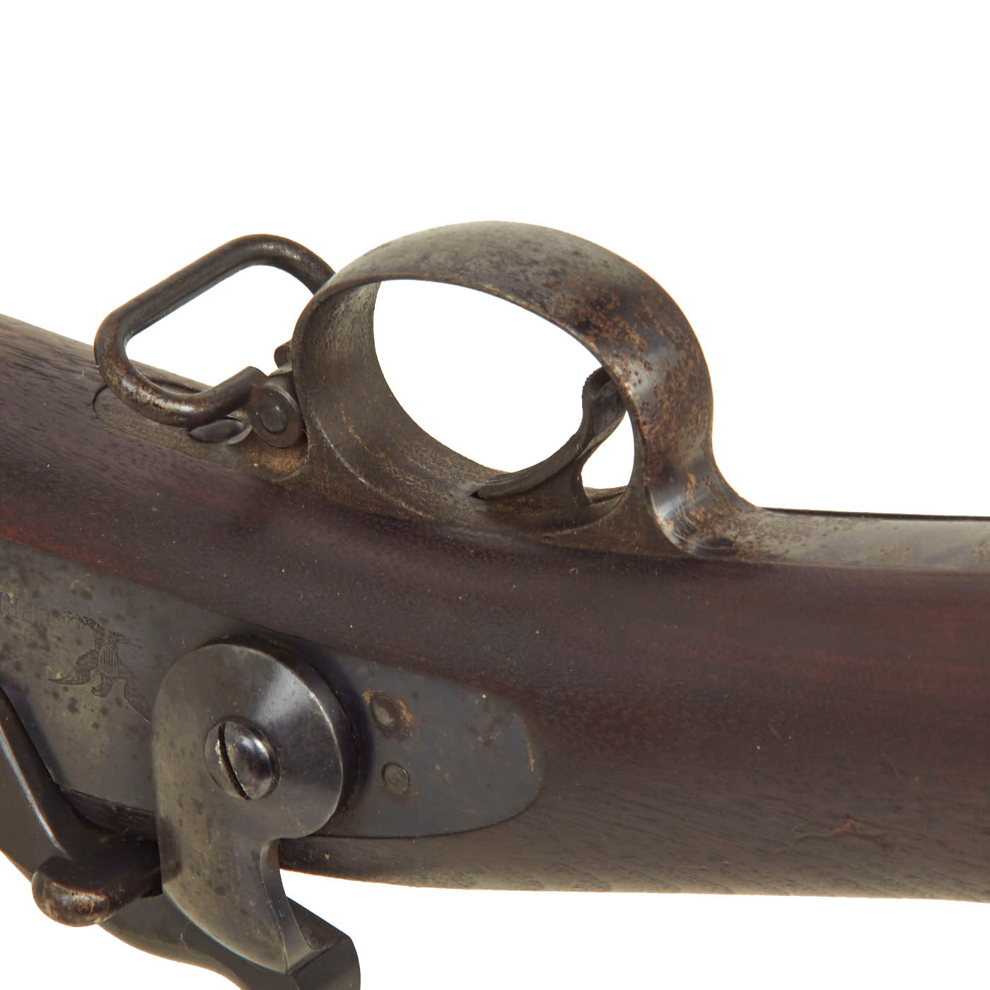 Original U.S. Springfield Trapdoor Model 1884 Round Rod Bayonet Rifle ...