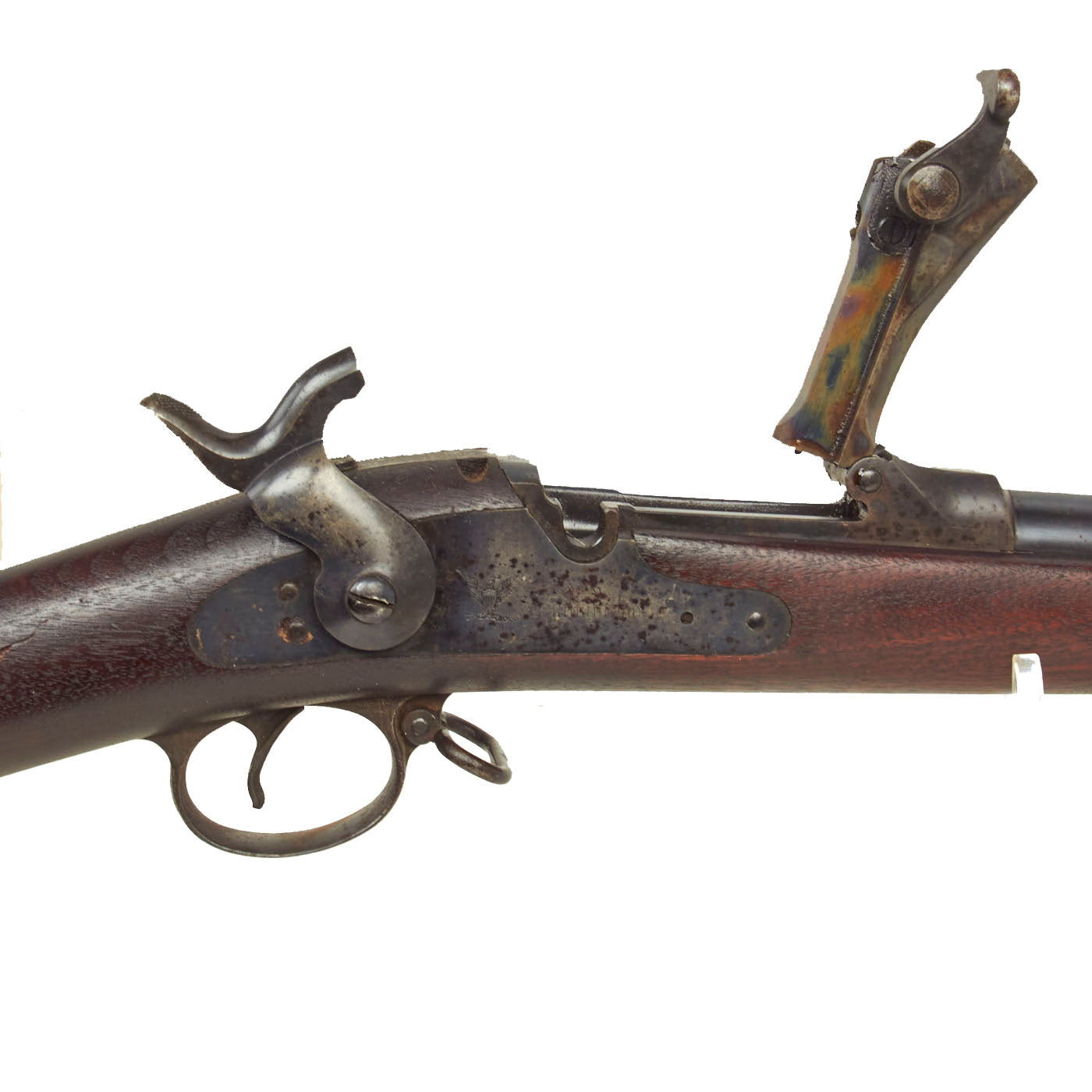 Original U.S. Springfield Trapdoor Model 1884 Round Rod Bayonet Rifle ...