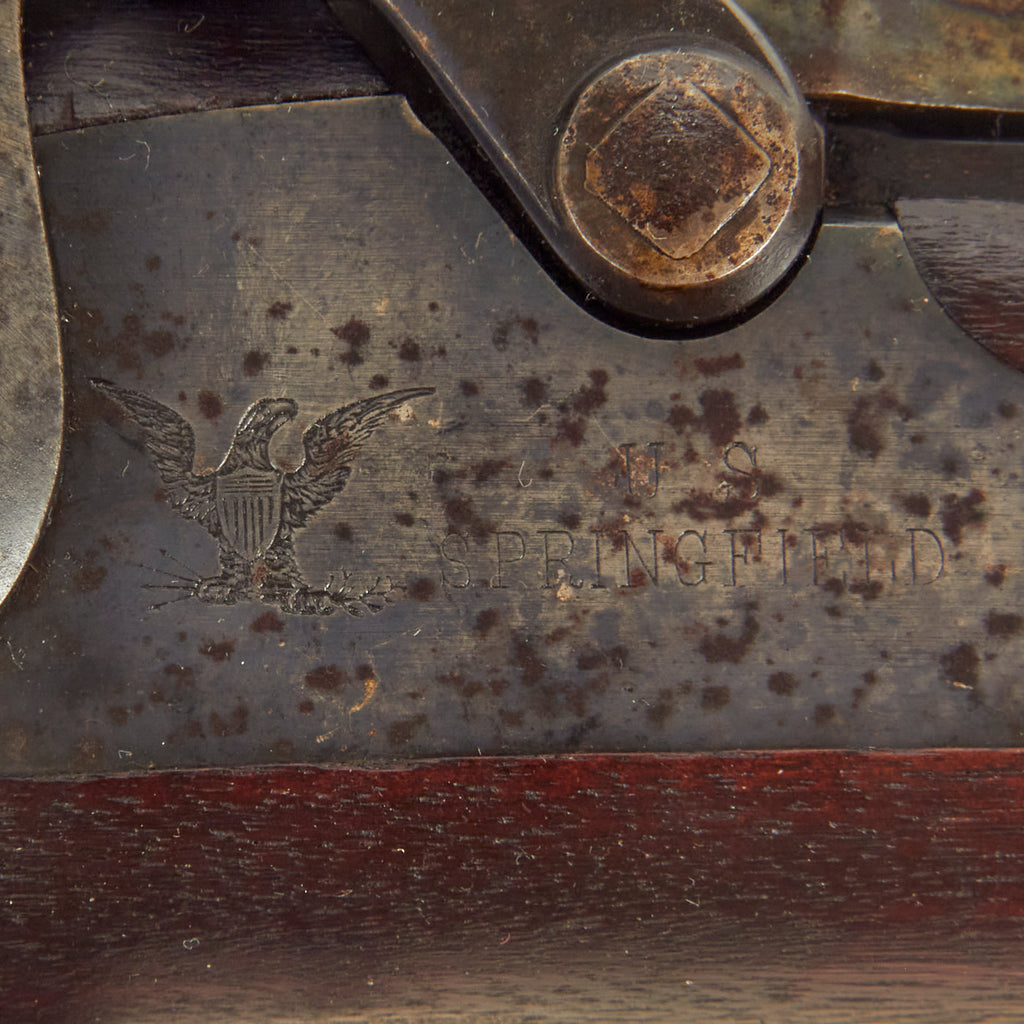 Original U.S. Springfield Trapdoor Model 1884 Round Rod Bayonet Rifle ...
