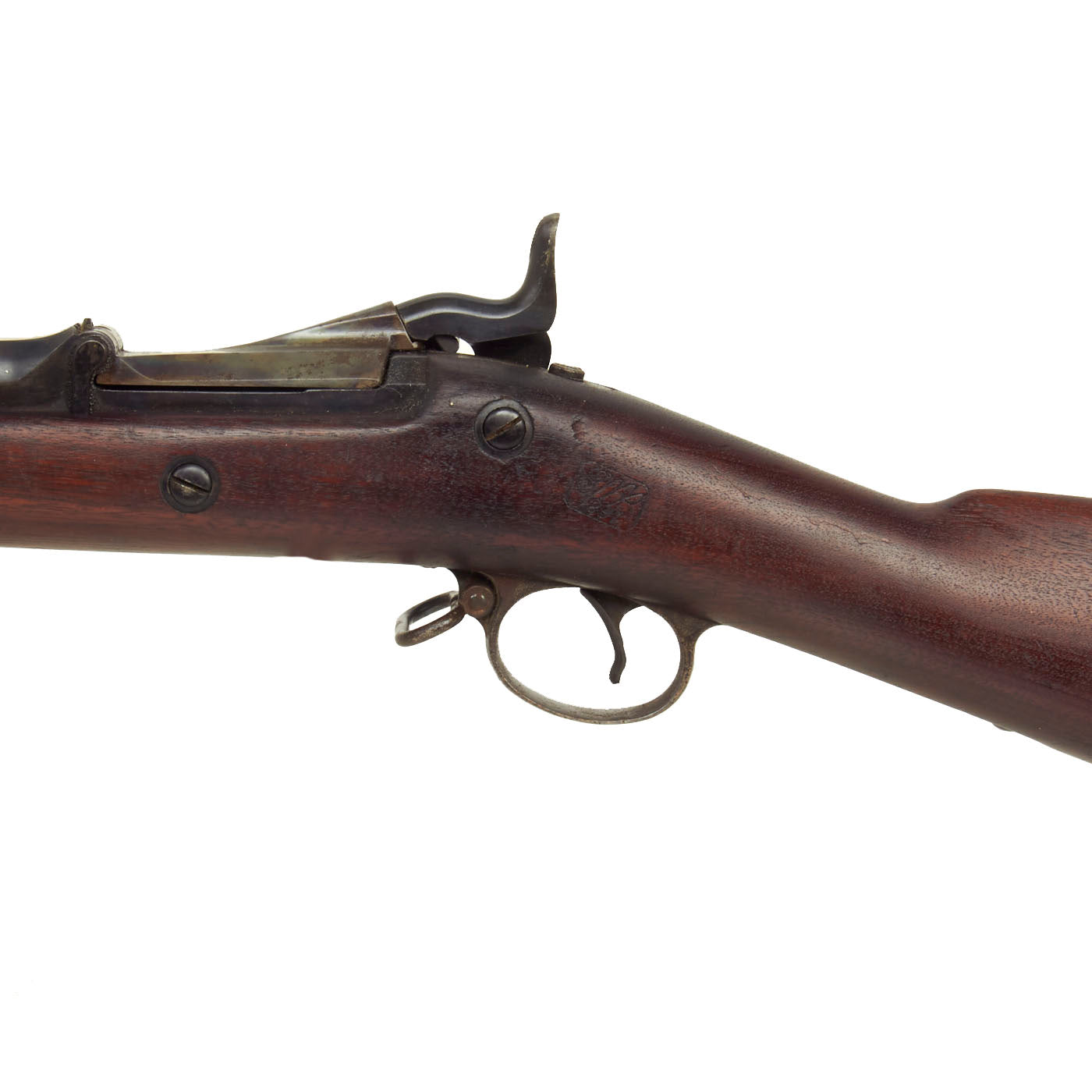 Original U.S. Springfield Trapdoor Model 1884 Round Rod Bayonet Rifle ...