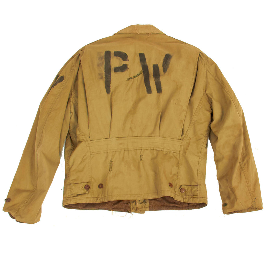 Original U.S. WWII M-1938 “Parsons” Field Jacket with Axis Prisoner of ...