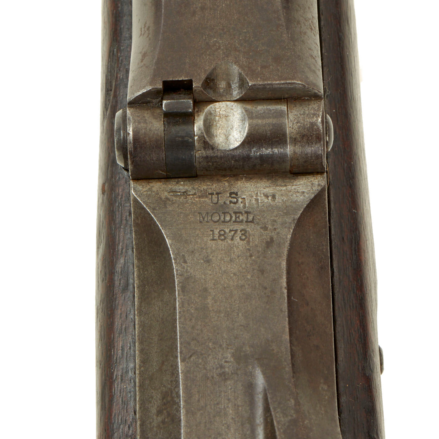 Original U.S. Springfield Trapdoor M1873 Rifle with Early Lock Plate ...