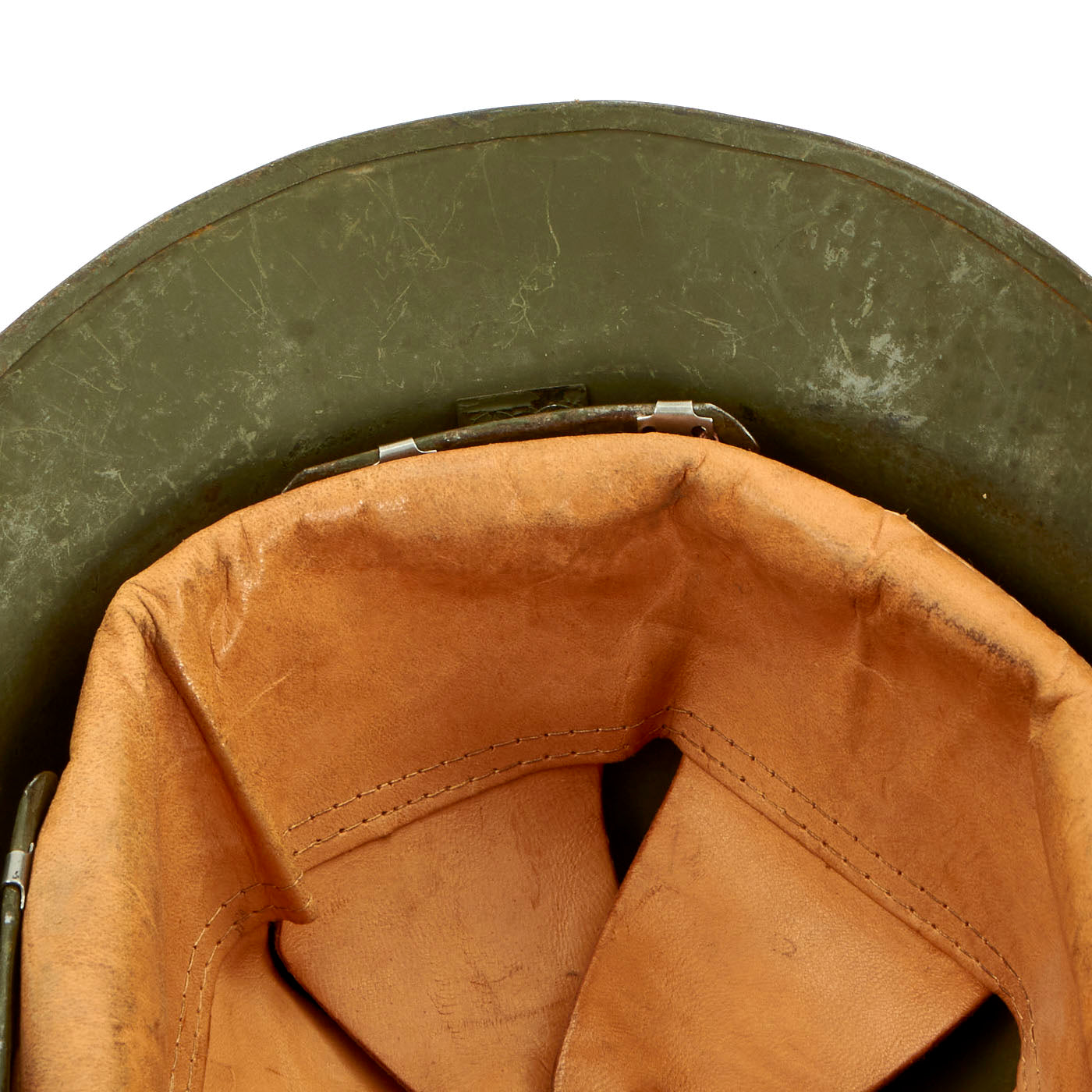 Original French WWII M1926 Adrian Artillery Helmet - Complete ...