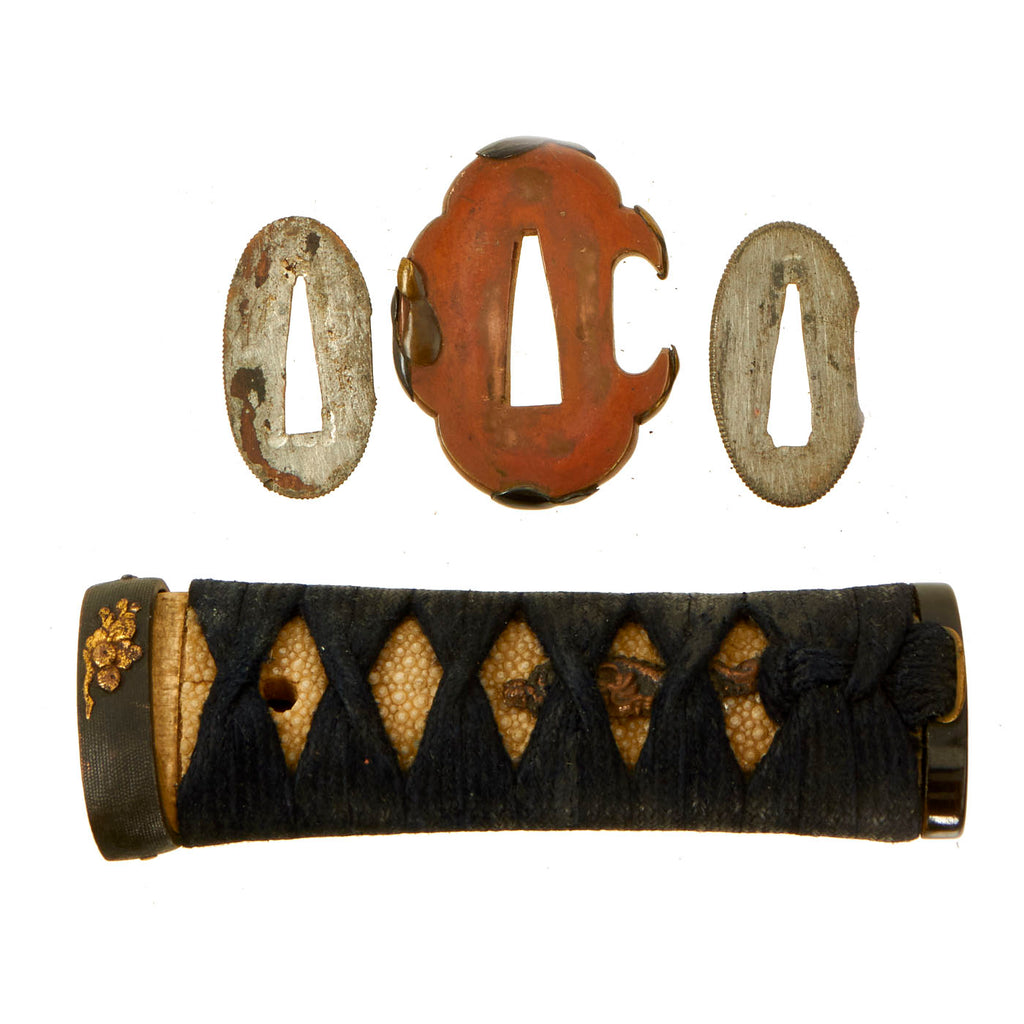 Original Japanese Edo Period Tanto Short Sword with Traditional Handma ...