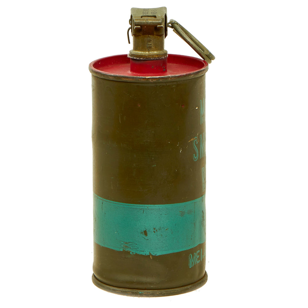 Original U.S. WWII / Korean War Era Inert Red M18 Smoke Grenade With M ...