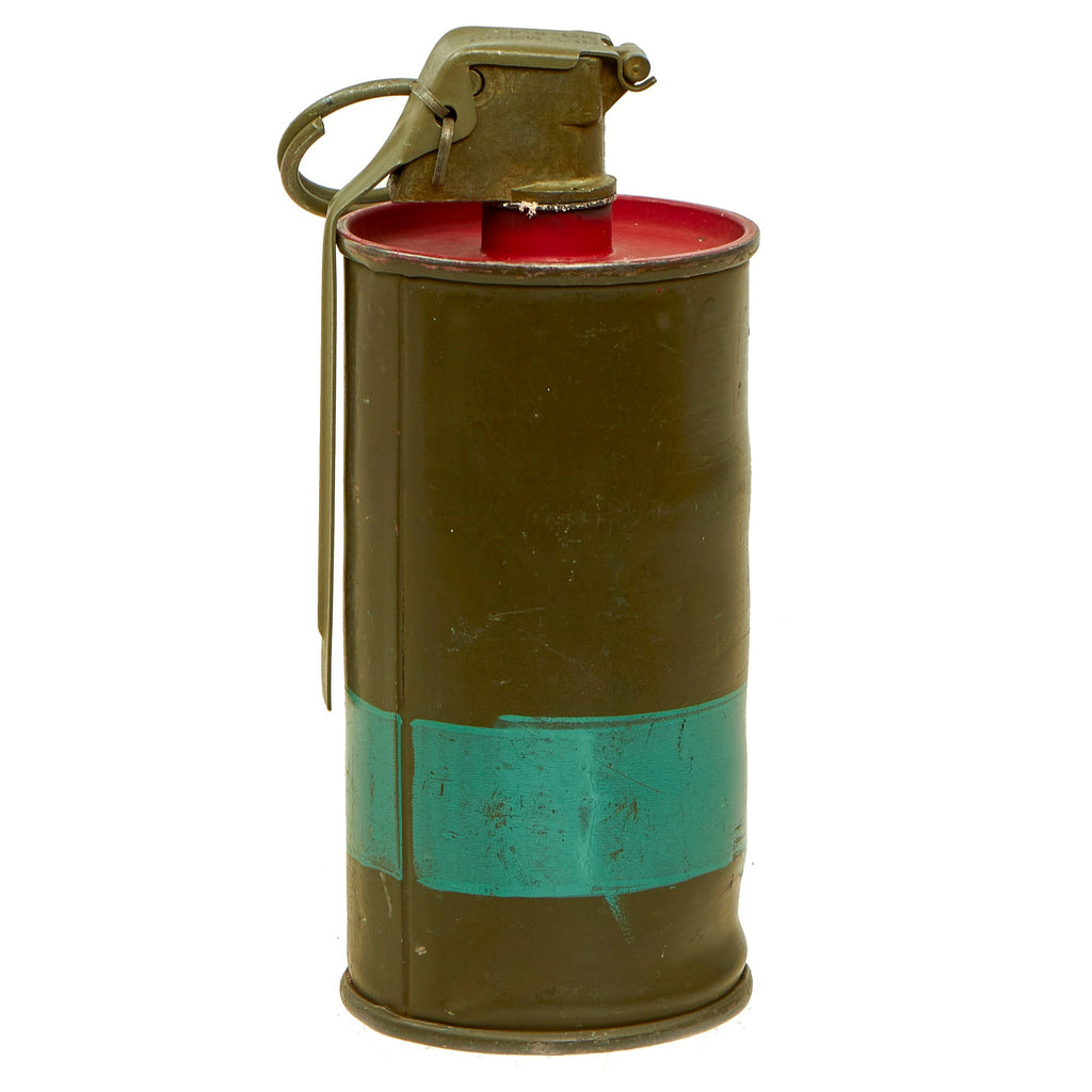Original U.S. WWII / Korean War Era Inert Red M18 Smoke Grenade With M ...
