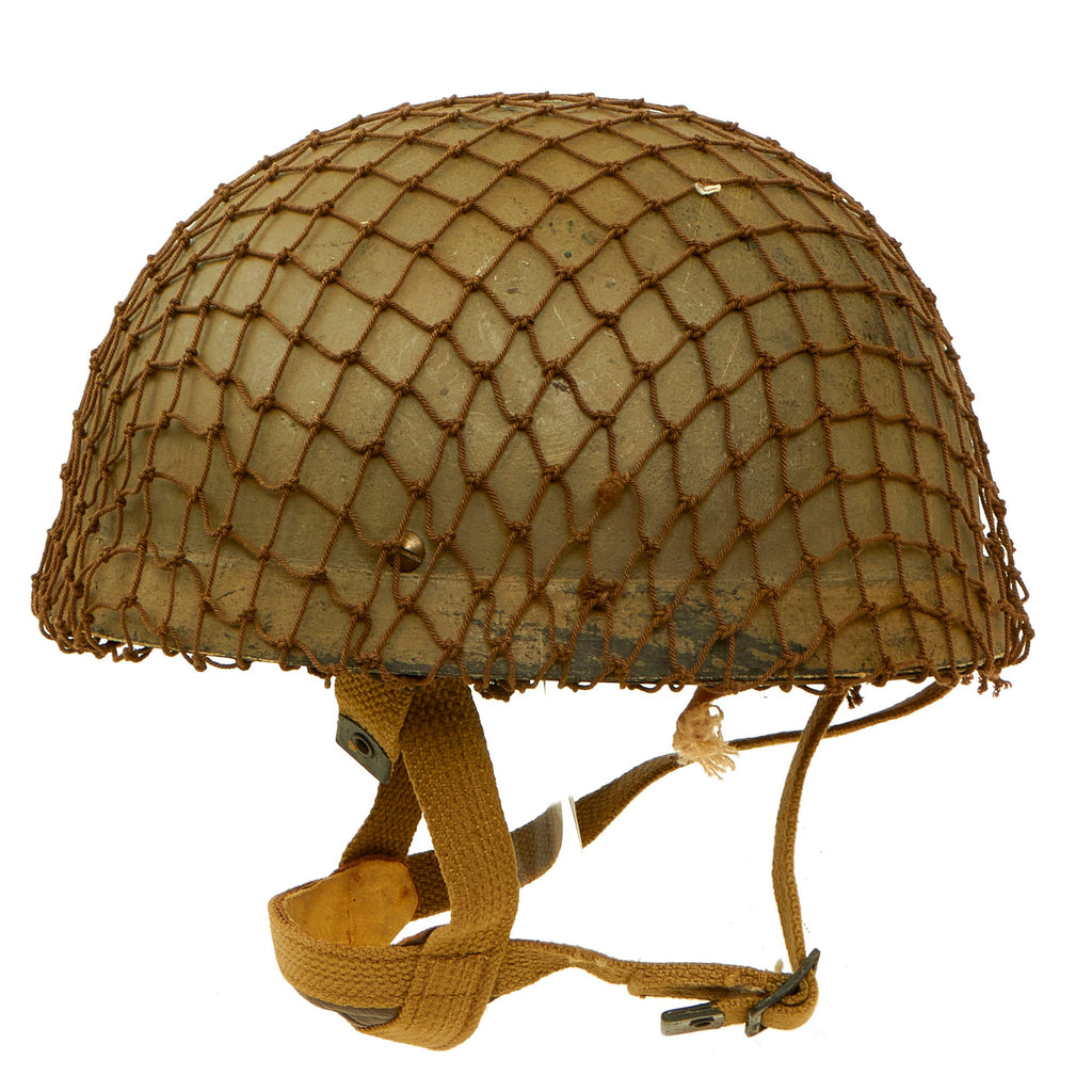 Original WWII British MKI HSAT Airborne Paratrooper Helmet by BMB with ...