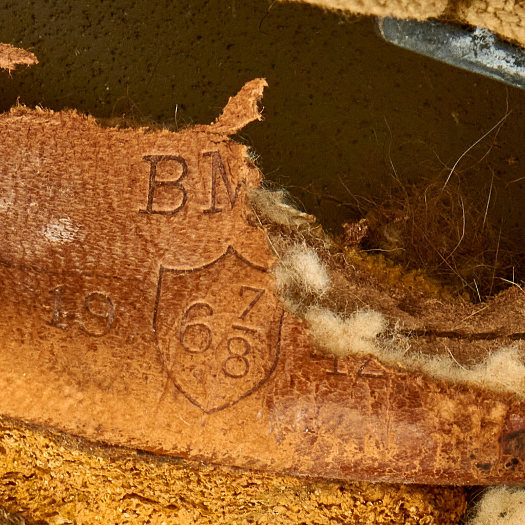 Original WWII British MKI HSAT Airborne Paratrooper Helmet by BMB with ...