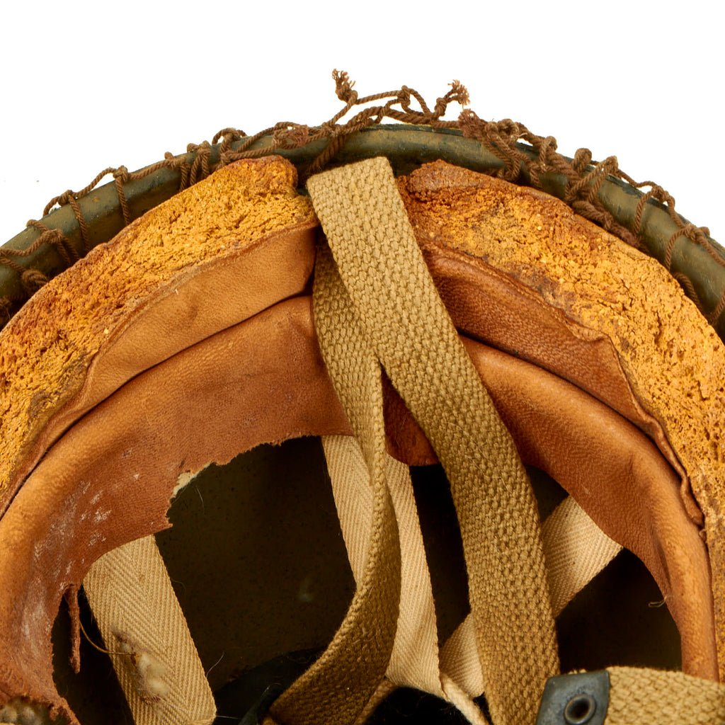 Original WWII British MKI HSAT Airborne Paratrooper Helmet by BMB with ...