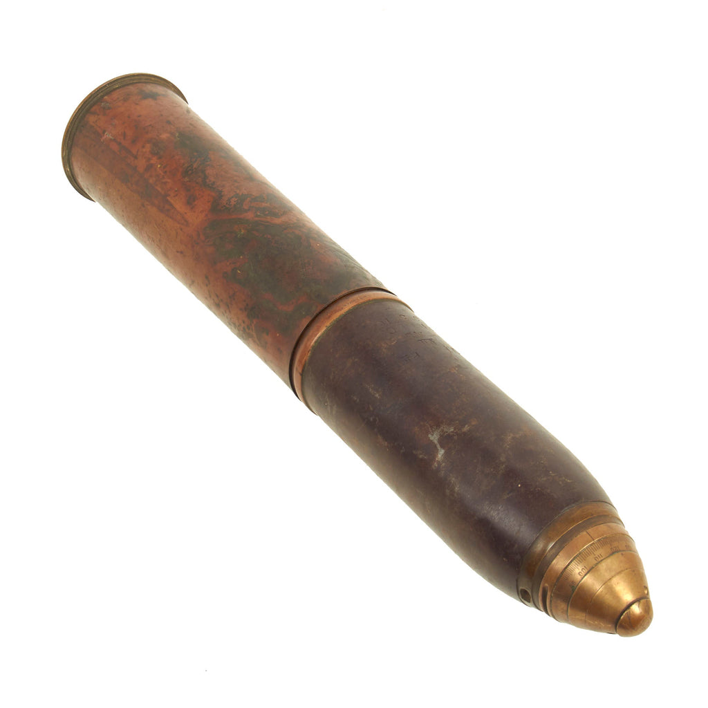 Original British WWI Inert 84mm Artillery Shrapnel Round For The Ordna ...
