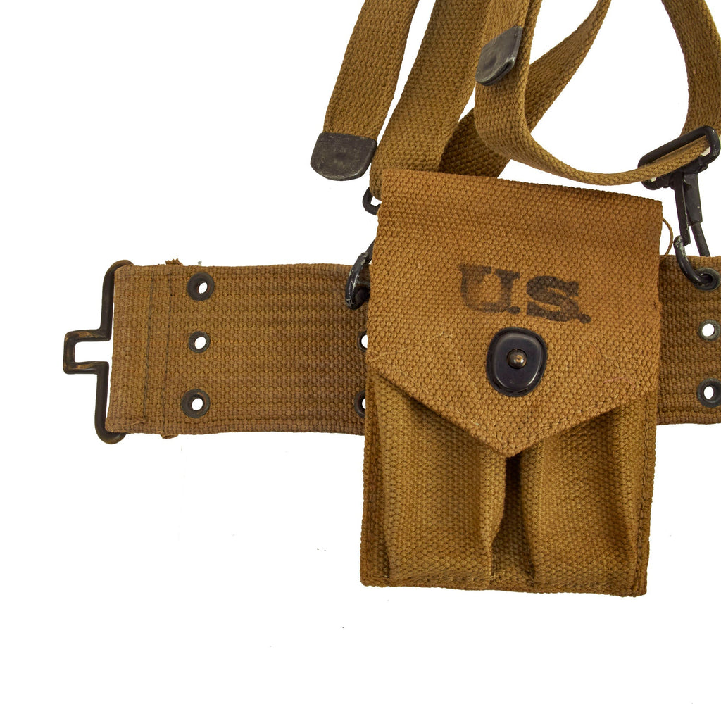 Original U.S. WWII Officer M1936 Pistol Belt, M1936 Suspenders, M1911 ...