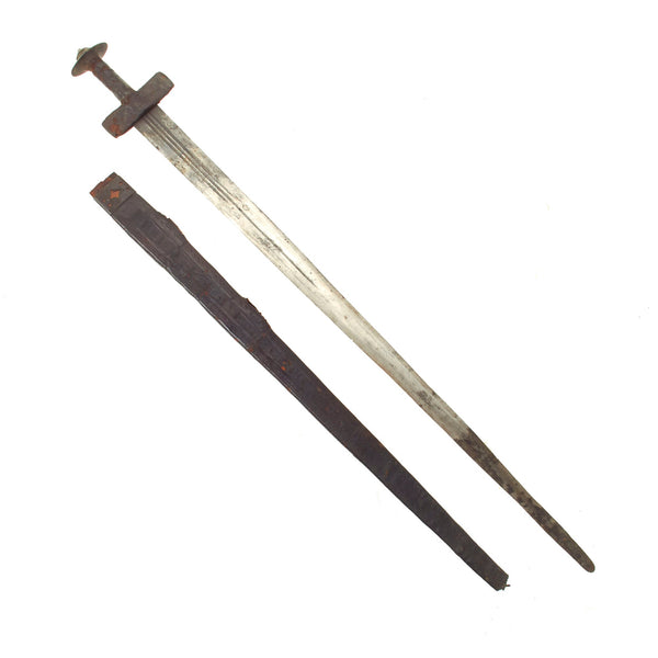 Original 1880 North African Mahdi Broadsword Kaskara or Takooba With S ...