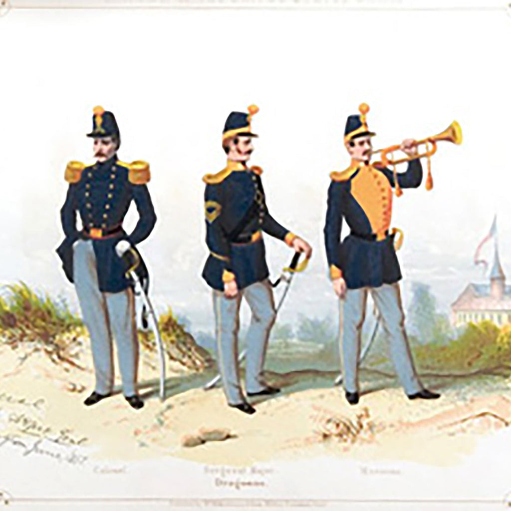 Original U.S. Pre-Civil War Era 2nd Dragoons Officer’s Model 1851 “Alb ...