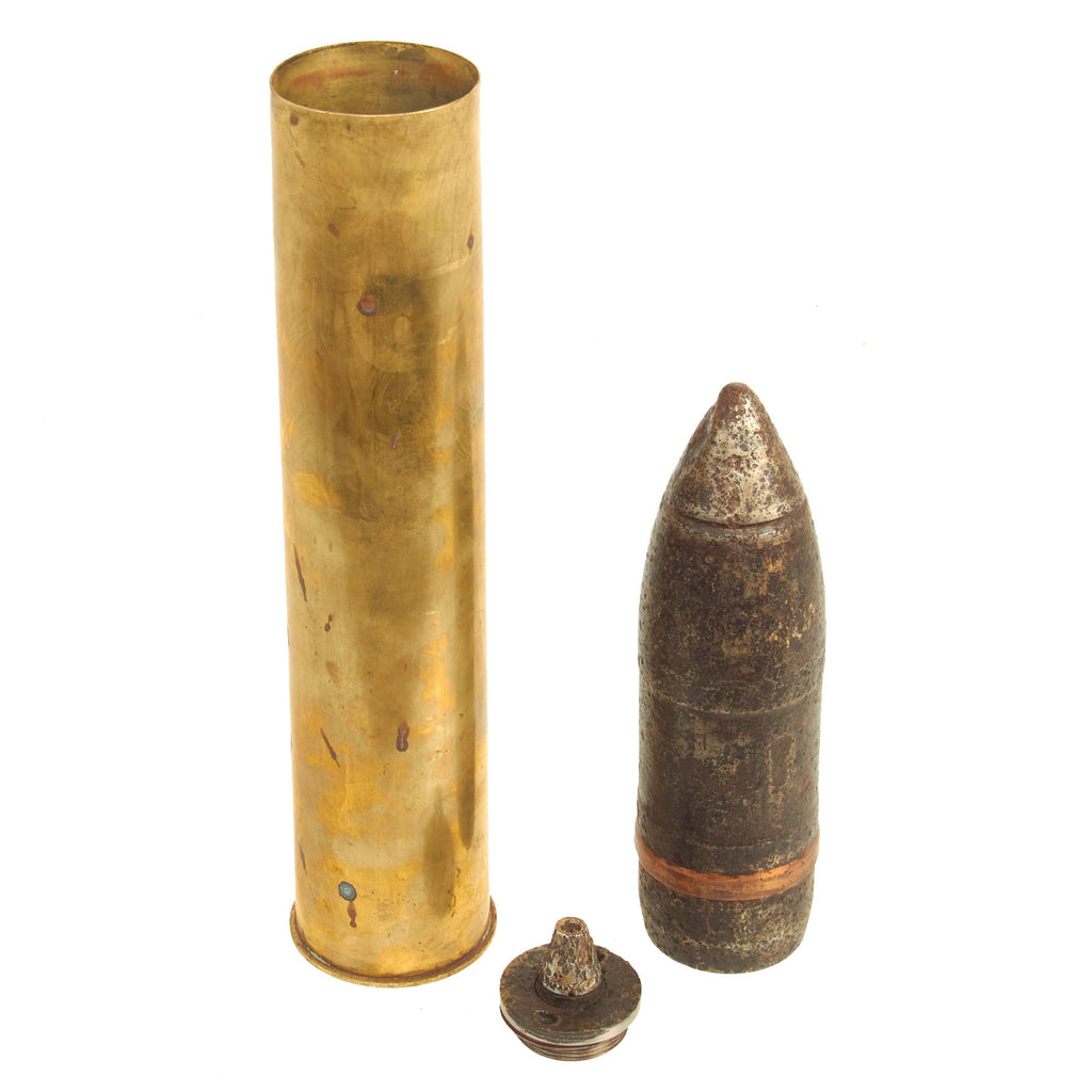 Original Soviet WWII Inert 76mm A.P. Round For The 76 mm Divisional Gu ...