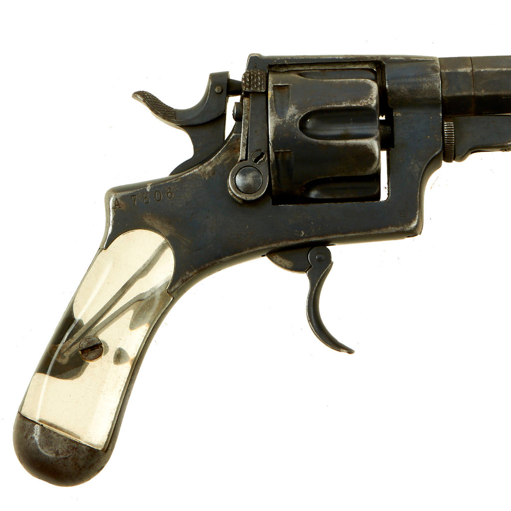 Original Italian Bodeo Model 1889 Enlisted Revolver with Plexiglass Gr ...