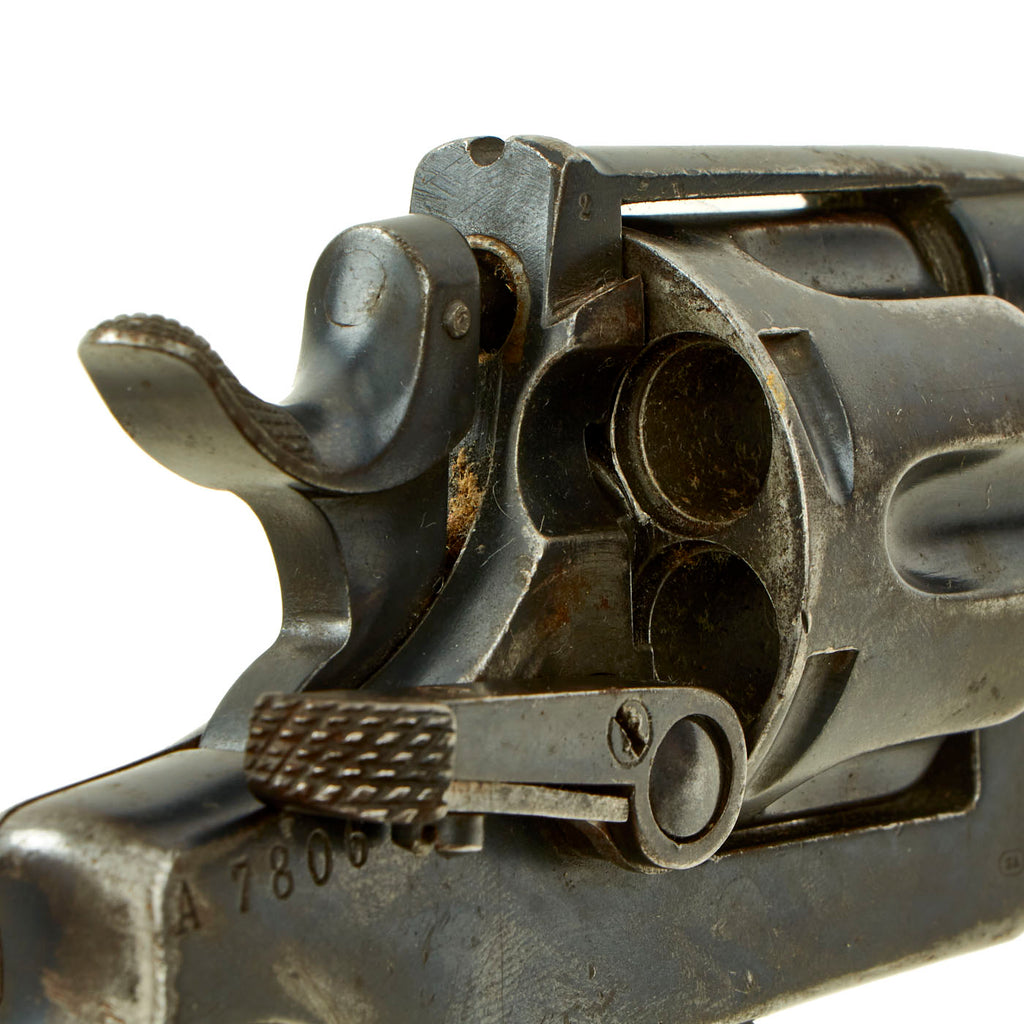 Original Italian Bodeo Model 1889 Enlisted Revolver with Plexiglass Gr ...