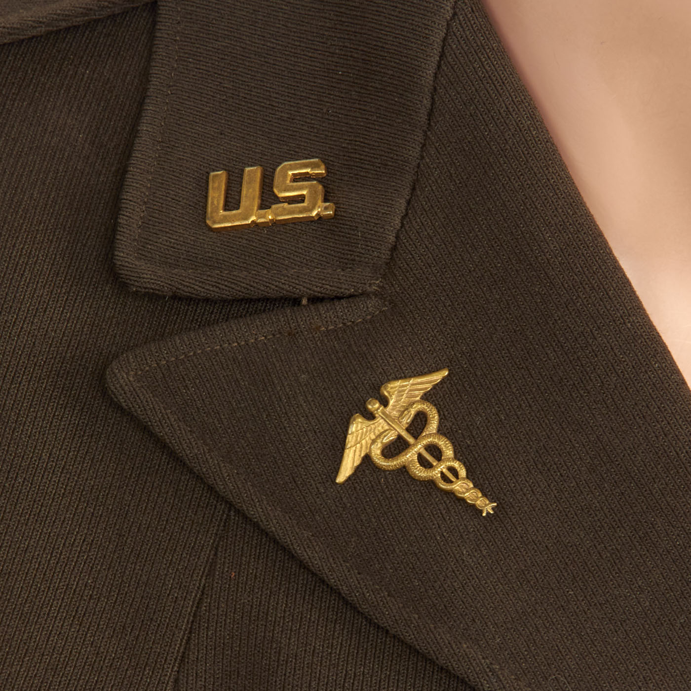 Original U.S. WWII Named US 8th Air Force Medical Corps Uniform Set Fo ...