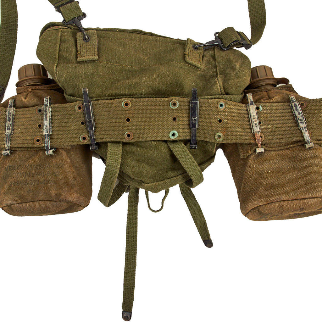 Original U.S. Vietnam War Era M-1956 Load-Carrying Equipment Field Set ...