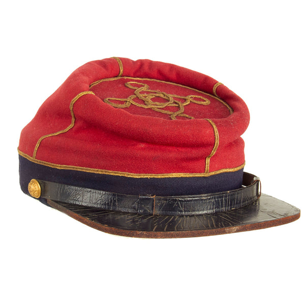 Original U.S. Civil War Artillery / Zouave Regiment Officers Red Kepi ...