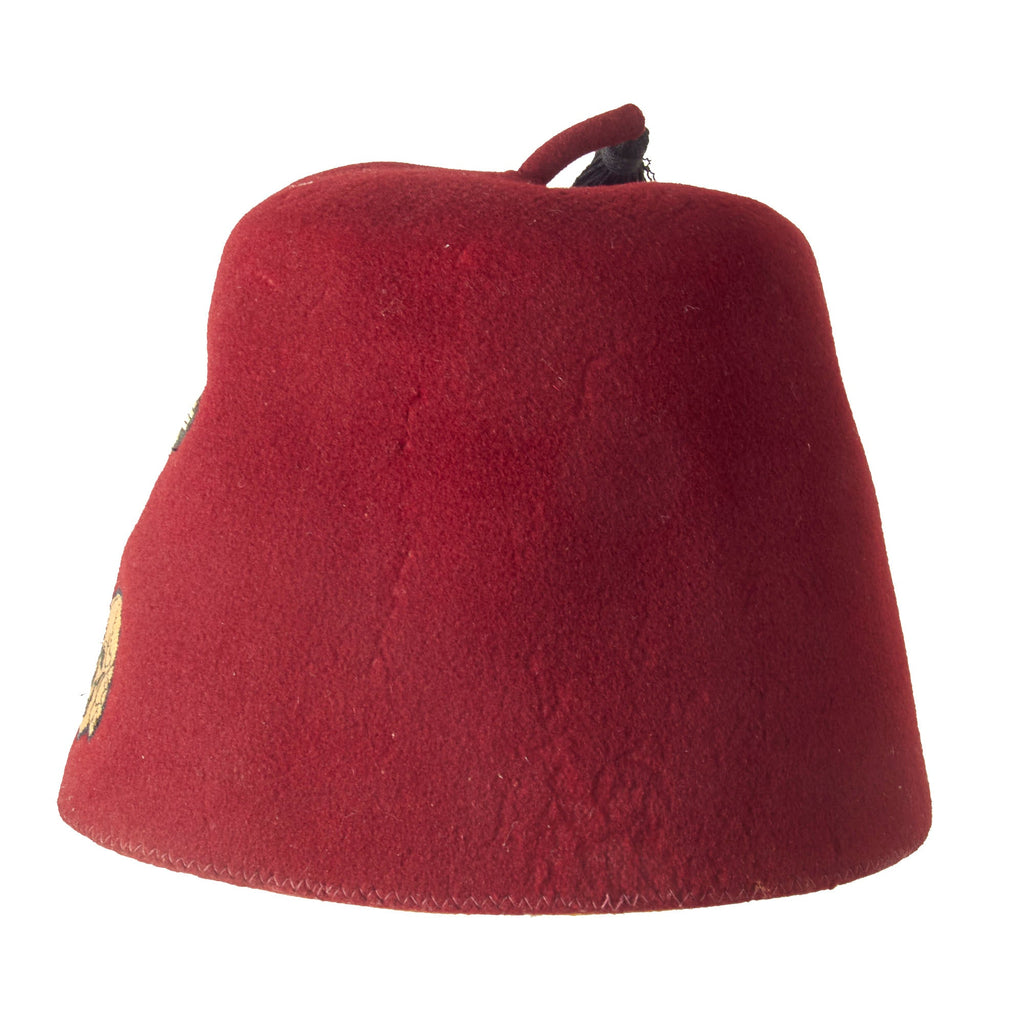 Original German WWII Waffen SS M43 Maroon Parade Fez for Foreign Volun ...