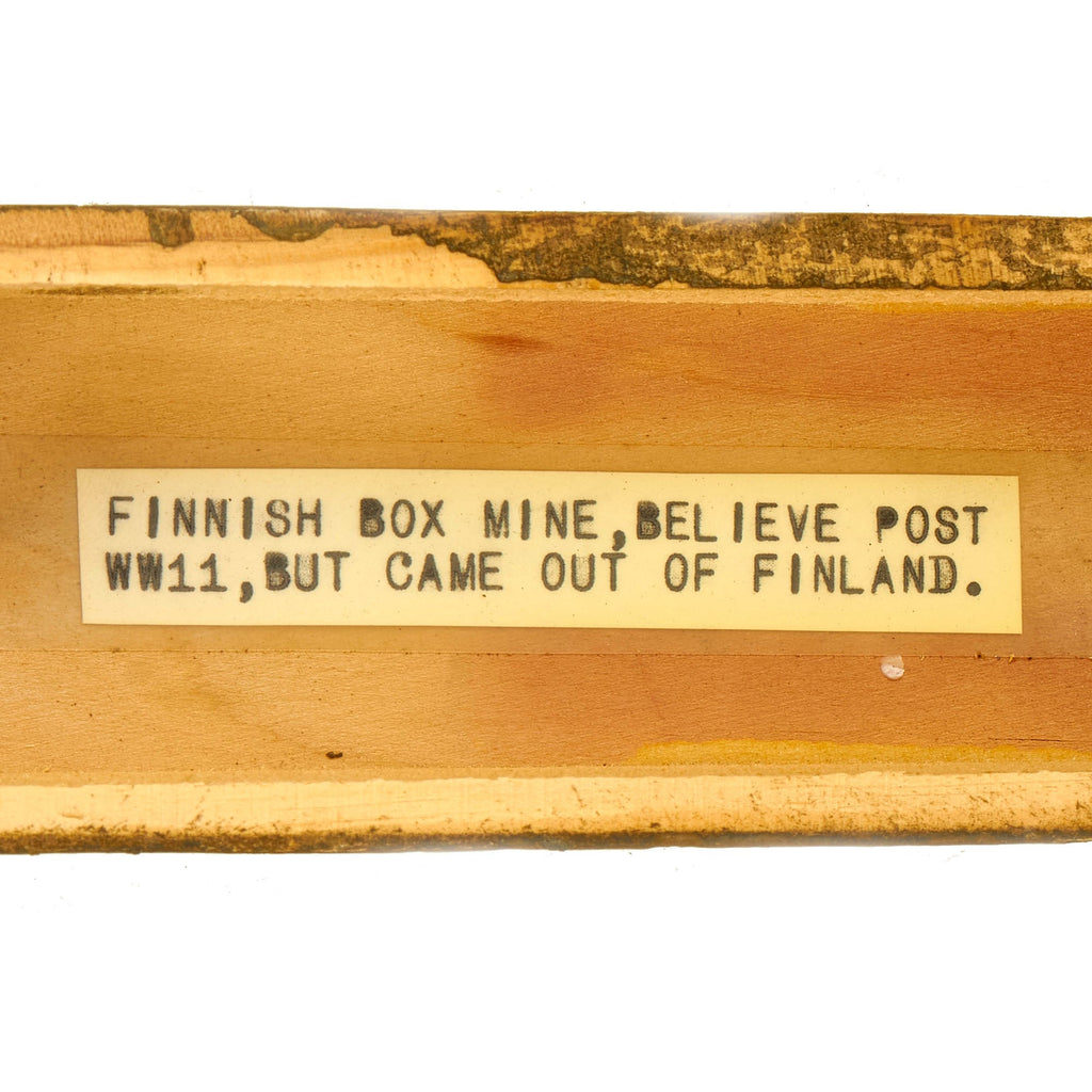 Original Finnish WWII Era Penaali “Pencil Case” M43 Box Mine - Inert ...