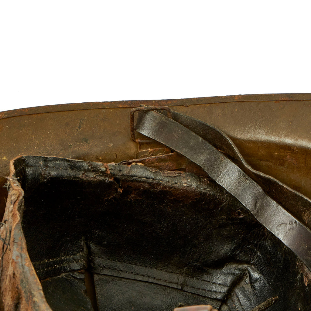 Original French WWII Complete Early Model 1926 Adrian Artillery Helmet ...
