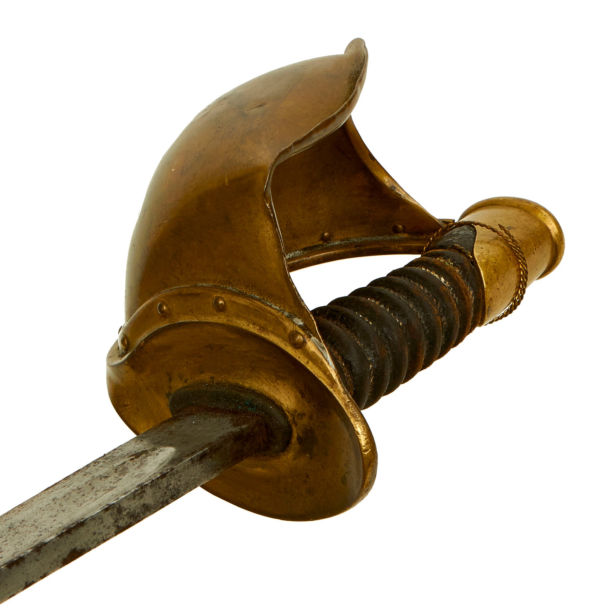 Original U.S. Civil War Rare Model 1860 Naval Cutlass with Correct Lea ...