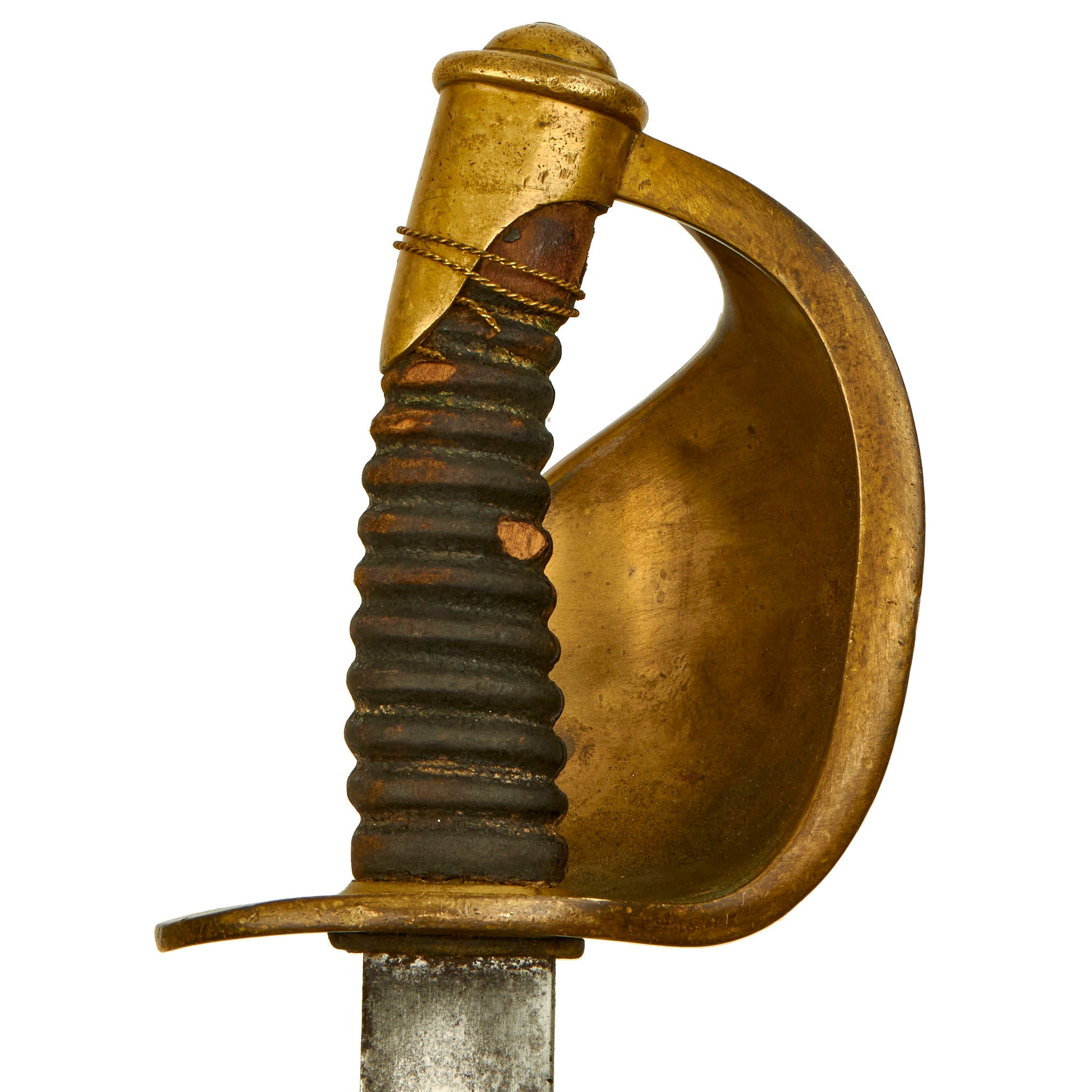 Original U.S. Civil War Rare Model 1860 Naval Cutlass with Correct Lea ...