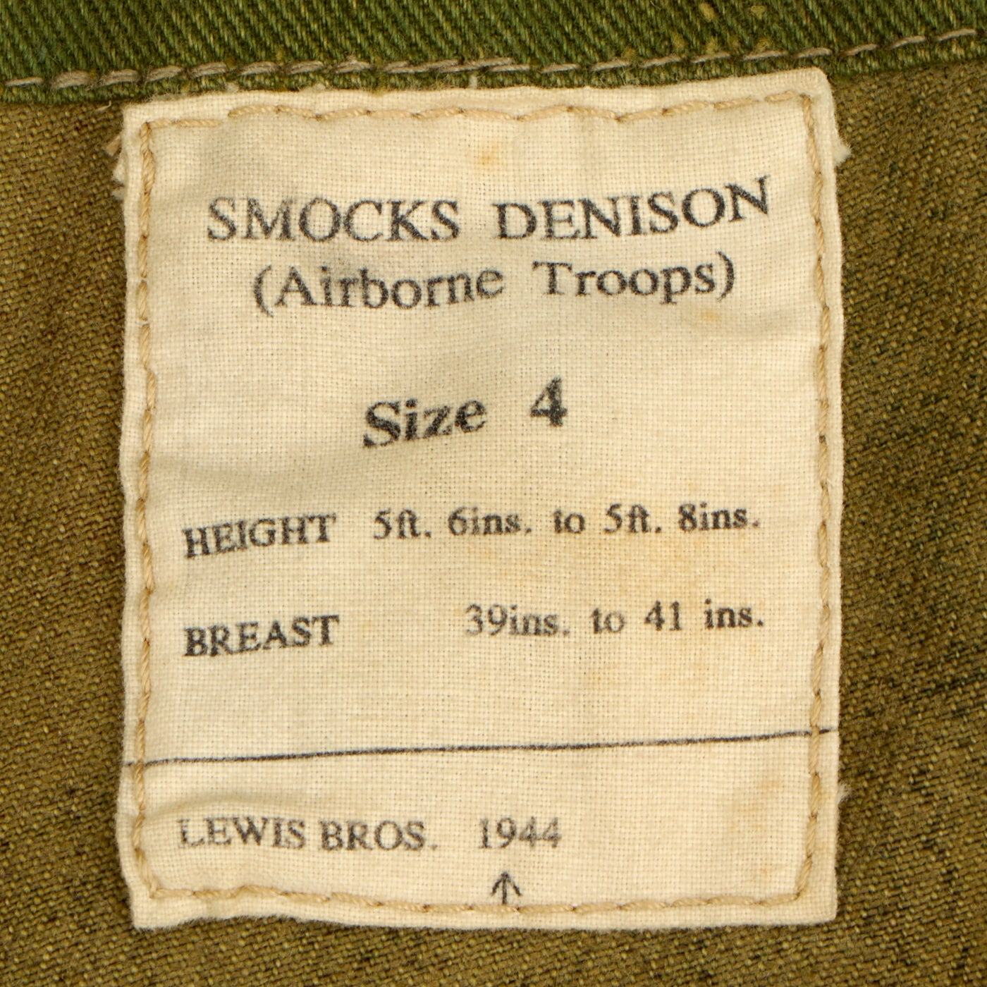Original British WWII Airborne Troops 2nd Pattern Denison Smock - Date ...