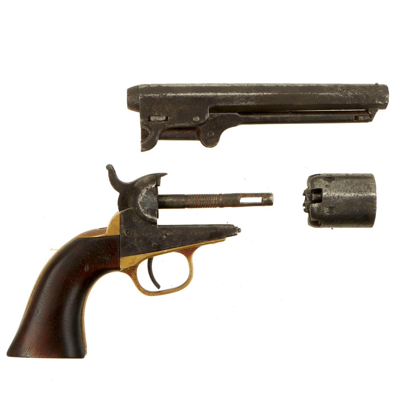 Original U.S. Indian Wars Era Colt M1849 Pocket Percussion Revolver wi ...