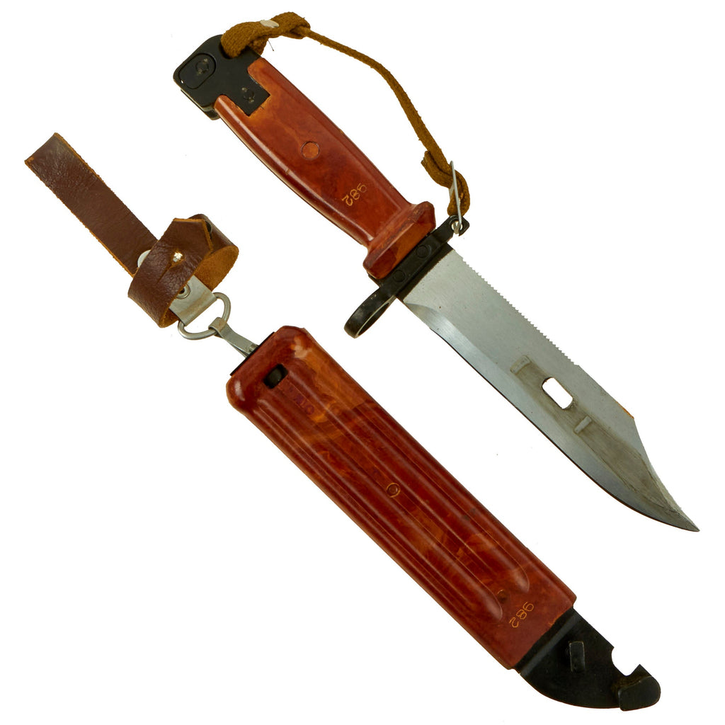 Original Soviet Union Cold War Era Type II AKM Bayonet and Scabbard by ...