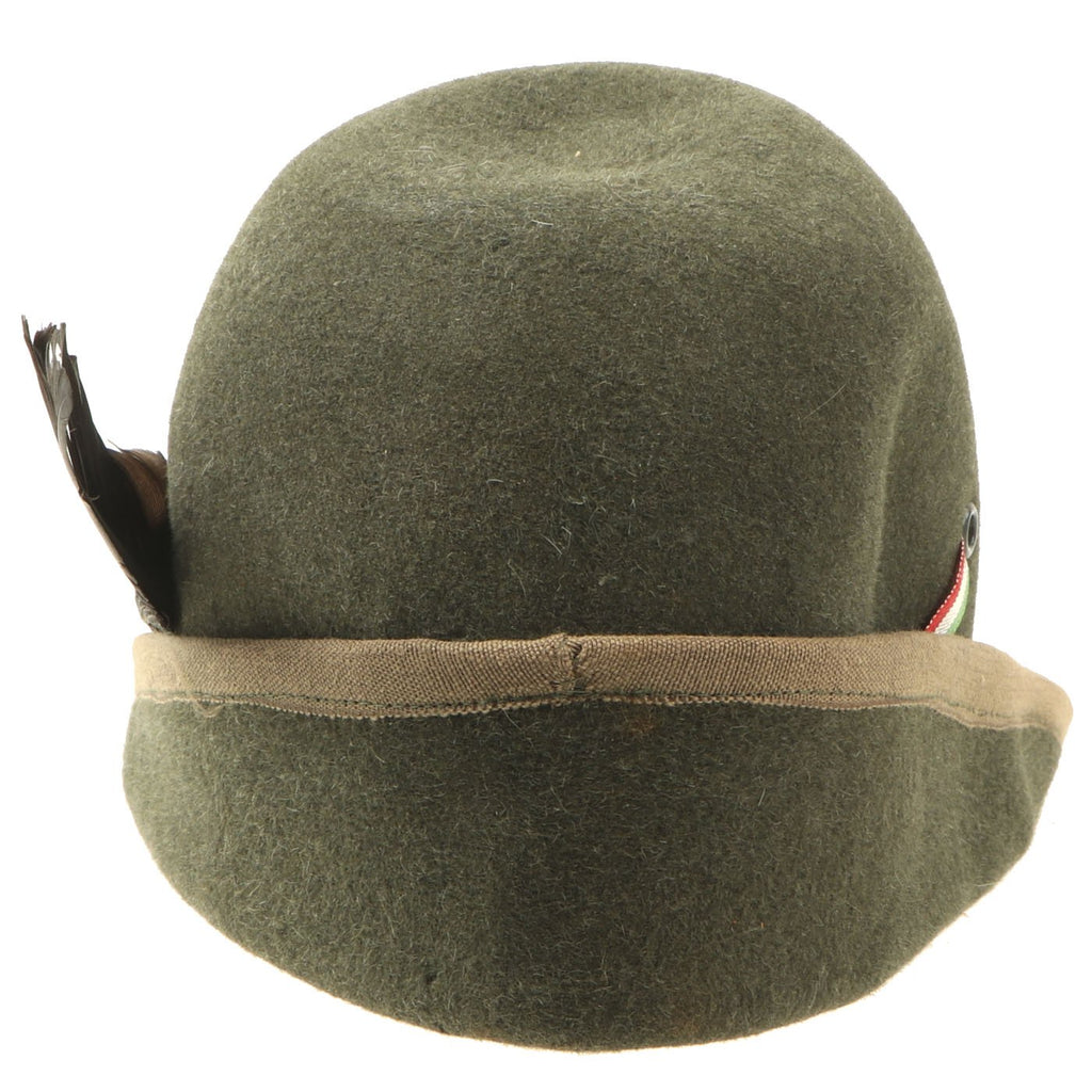 Original WWII Royal Italian Army Alpine Division Alpini Felt Cap with ...