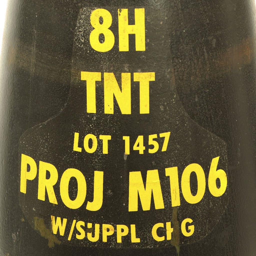 Original U.S. M115 Howitzer 8-inch HE M106 Artillery Shell Projectile ...