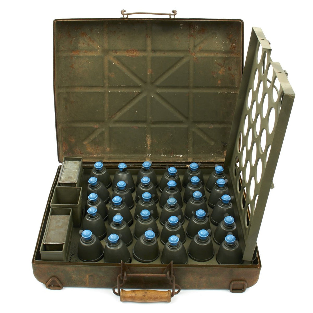 Original German WWII M39 Egg Grenade Case with Original Internal Rack ...