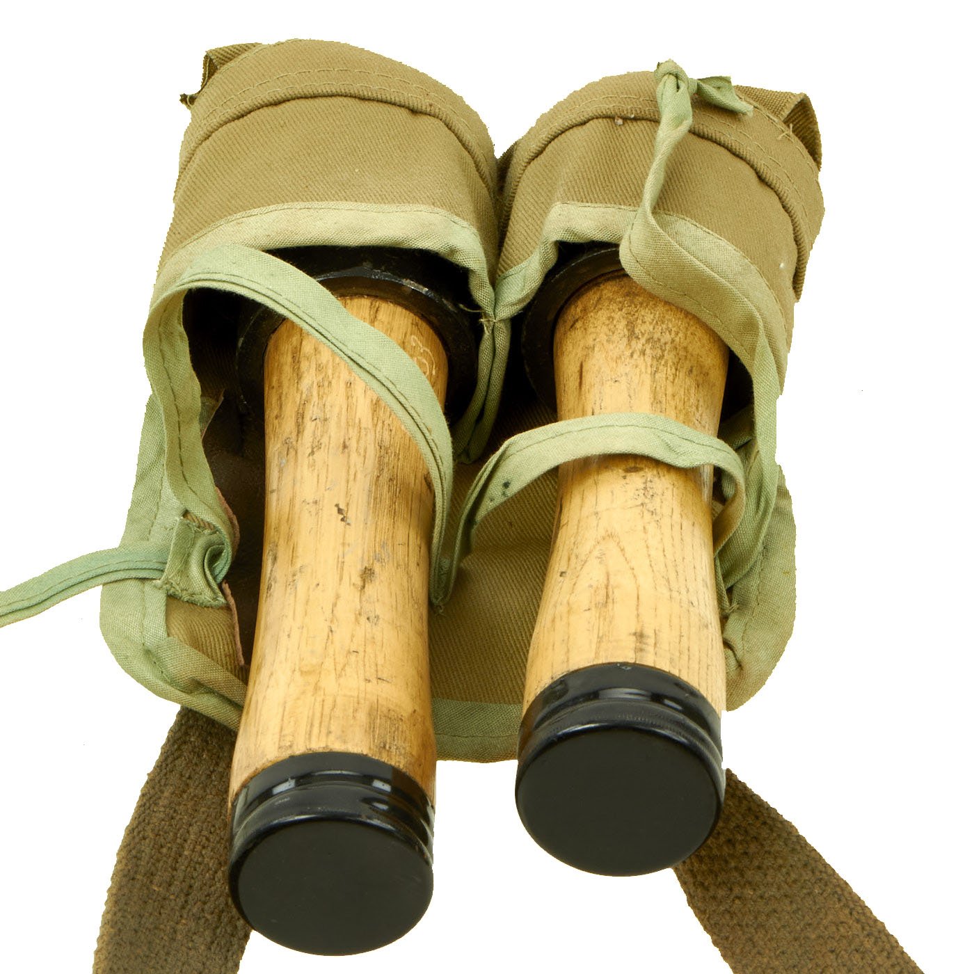 Original Vietnam War Chinese Type 67 Set of Two Training Stick Grenade ...