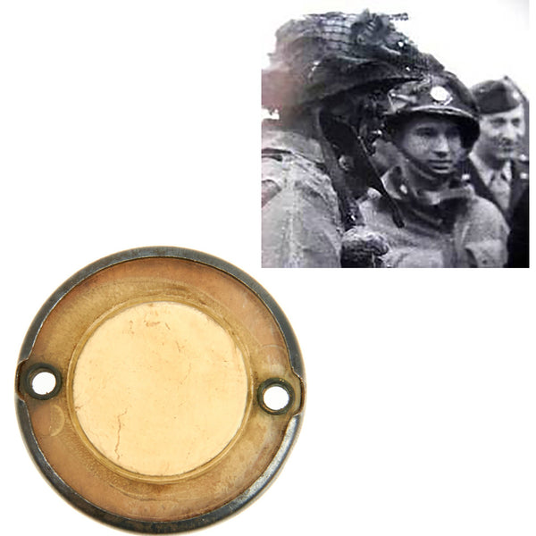 Original U.S. WWII Paratrooper Luminous Disc Helmet Marker - Normandy ...