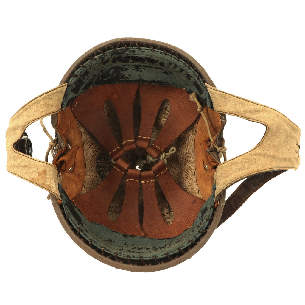 Original Japanese WWII Imperial Japanese Army Tanker Helmet with Marki ...