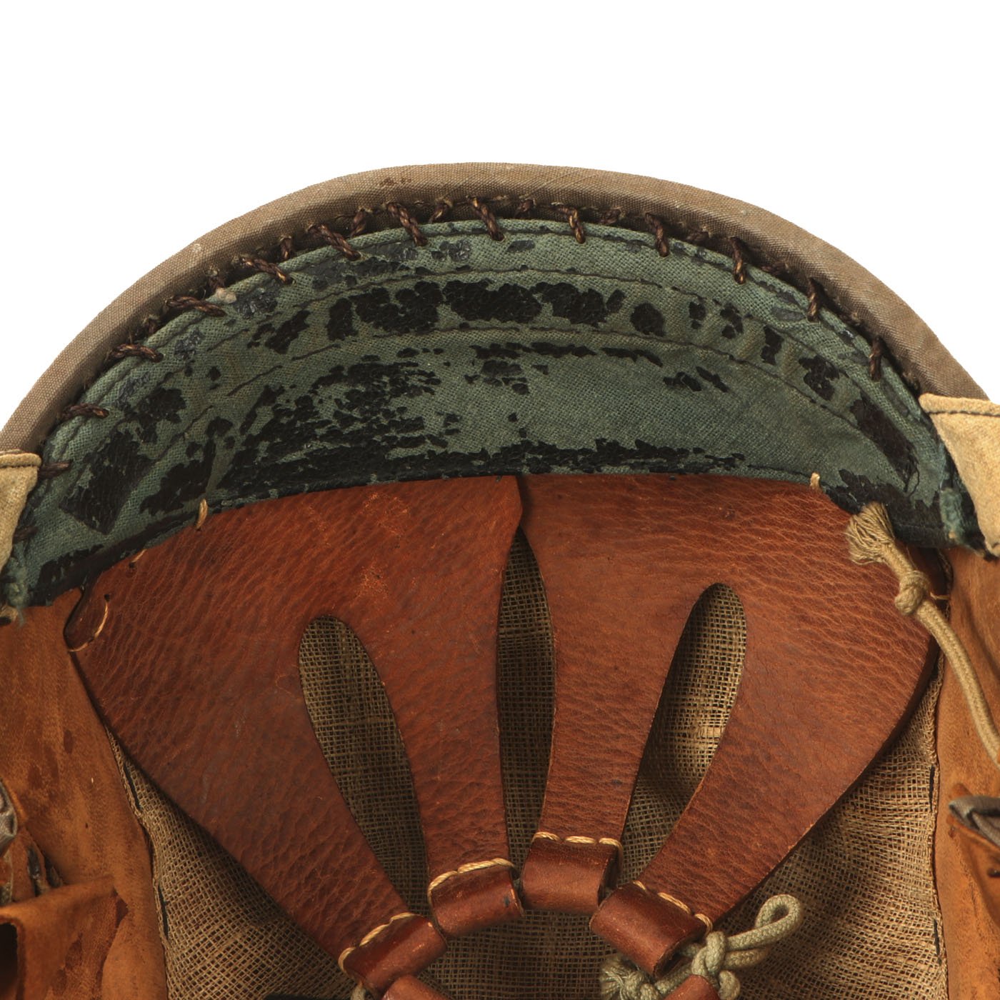 Original Japanese WWII Imperial Japanese Army Tanker Helmet with Marki ...